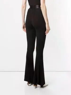 ELLERY Striped Panel Flared Trousers