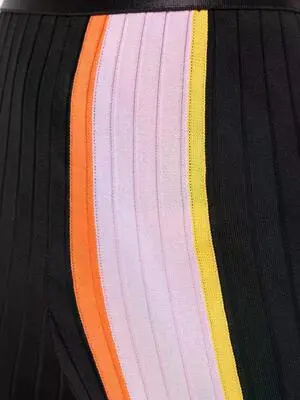 ELLERY Striped Panel Flared Trousers