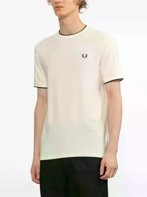Fred Perry Logo-embroidered Crew Neck T-shirt