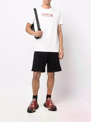 DIESEL® Logo Patch Track Shorts