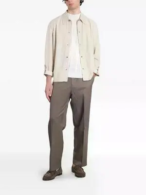 SALVATORE SANTORO Suede-finish Shirt Jacket