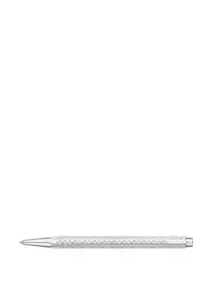 CARAN D'ACHE Checkered-engraved Ballpoint Pen