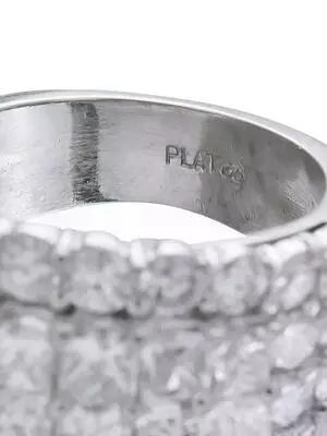 LB EXCLUSIVE Platinum Diamond Statement Ring