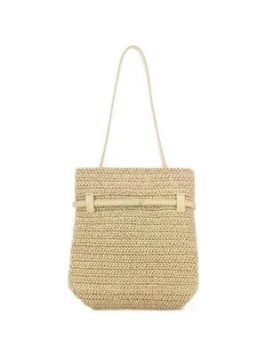 Manu Atelier Raffia Tote Bag - Neutrals