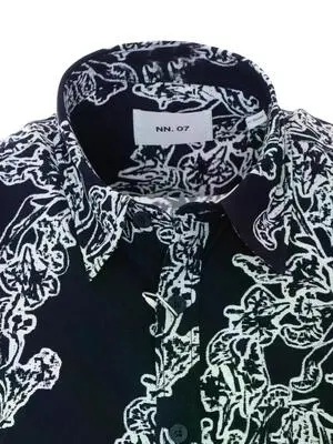 Nn07 Deon Floral-print Shirt