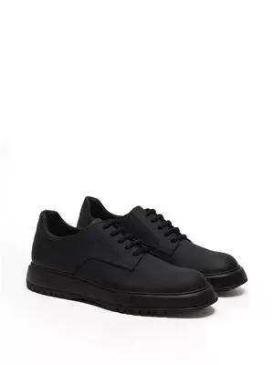 REFERENC Derby Rubberised Leather Sneakers