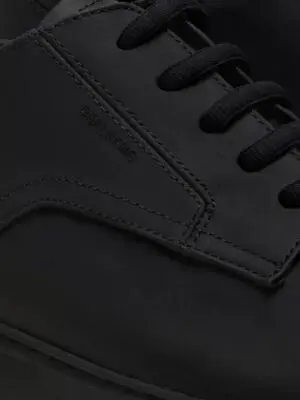 REFERENC Derby Rubberised Leather Sneakers