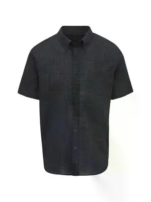 Vince Cortland Plaid Short-sleeve Shirt