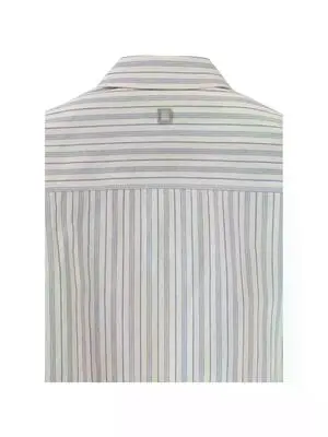 WOOYOUNGMI Striped Embroidered Shirt