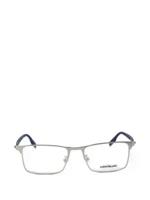 Montblanc Rectangle Frame Eyeglasses - Silver
