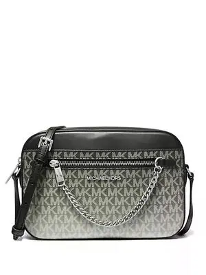 Michael Kors Logo-print Chain-link Messenger Bag
