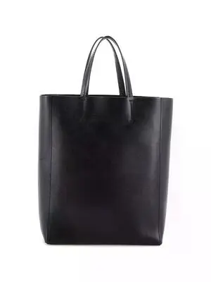 Celine Vertical Cabas Grained Calfskin Tote Bag - Black