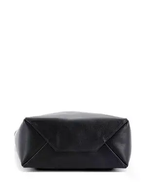 Celine Vertical Cabas Grained Calfskin Tote Bag - Black