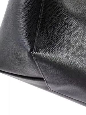 Celine Vertical Cabas Grained Calfskin Tote Bag - Black