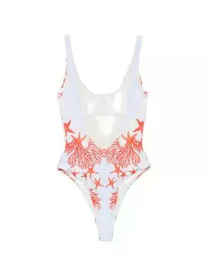 MAZZEI Scoop Neck High-cut Leg Swimsuit