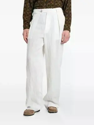 Emporio Armani Pleated Bottoms For Men