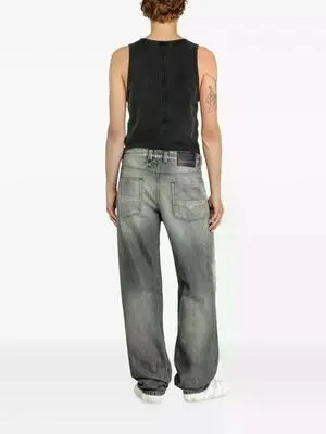 DIESEL® 2001 D-macro Relaxed-fit Denim Jeans - Grey