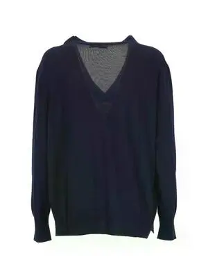 GRAN SASSO V-neck Wool Long Sleeve Top