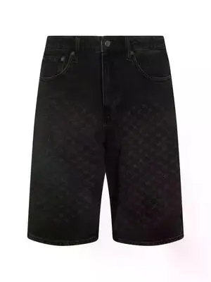 DAILY PAPER Logo Monogram Denim Shorts