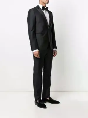 Tagliatore Virgin Wool Single-breasted Suit - Black