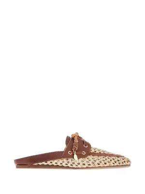 ANCIENT GREEK SANDALS Naveta Interwoven Mules