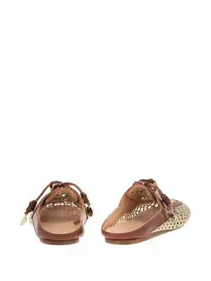 ANCIENT GREEK SANDALS Naveta Interwoven Mules