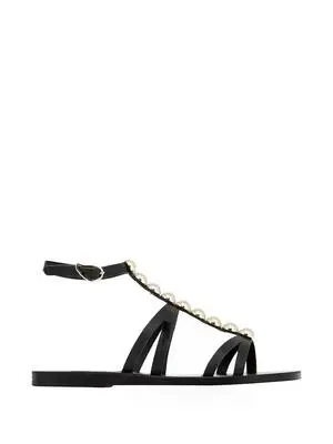 Ancient Greek Sandals Embellished Shoes For Women
