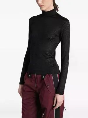 Casablanca High-neck Monogram Top