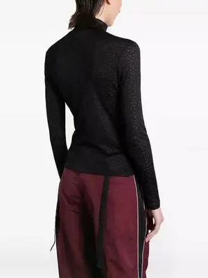 Casablanca High-neck Monogram Top
