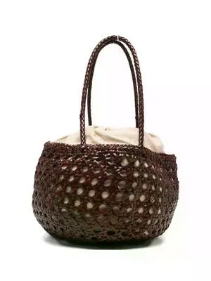 Dragon Diffusion Woven Bucket Bag