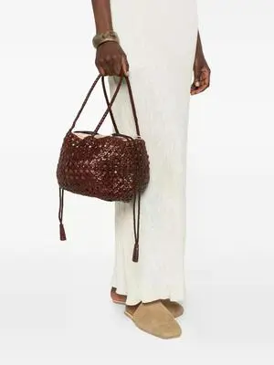 Dragon Diffusion Woven Bucket Bag