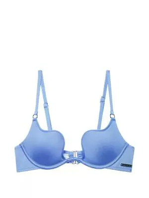 FLEUR DU MAL U-plunge Bikini Top - Blue
