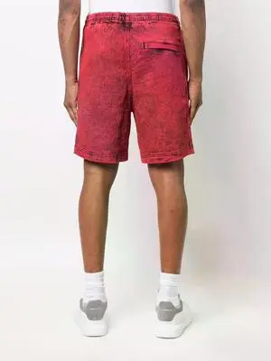 DIESEL® Acid Wash Logo Patch Shorts