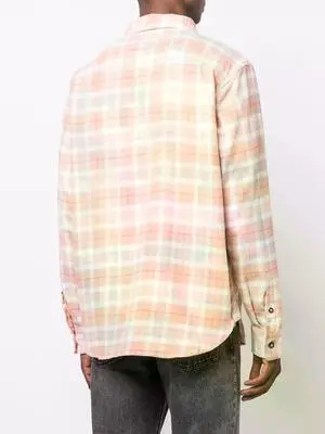DIESEL® Logo-patch Patterned Shirt