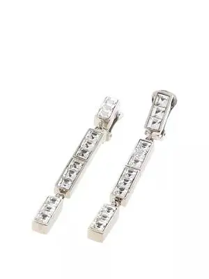 Alessandra Rich Crystal Pendant Drop Earrings