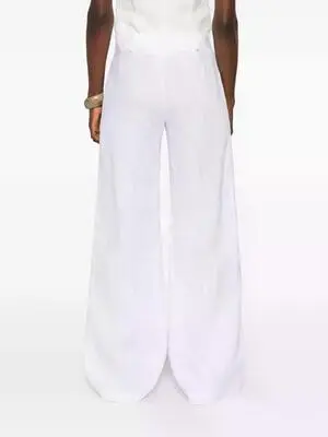 ERMANNO FIRENZE Broderie Anglaise Wide Leg Trousers