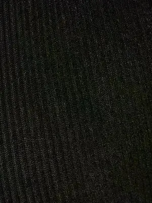 DEL CORE Ribbed Knit Wide Leg Trousers