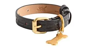 Kith Monogram Leather Collar