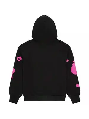 SP5DER Beluga Angel Number Hoodie - Black