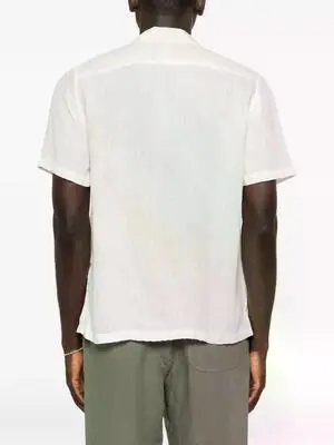 120% Lino Short-sleeved Camp-collar Shirt