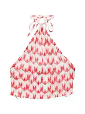 Missoni Zigzag-knit Halterneck Top