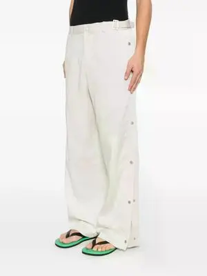 CARRER Knox Press-stud Wide-leg Trousers