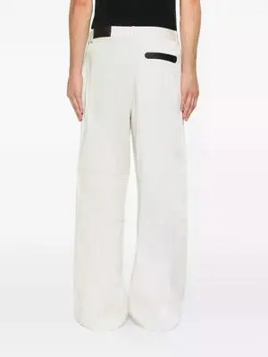 CARRER Knox Press-stud Wide-leg Trousers