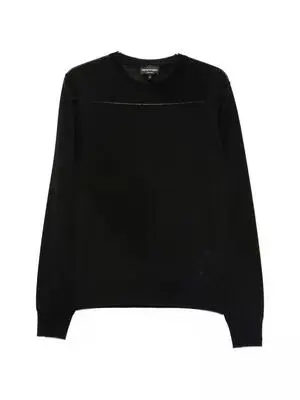 Men's Emporio Armani Black Sweaters