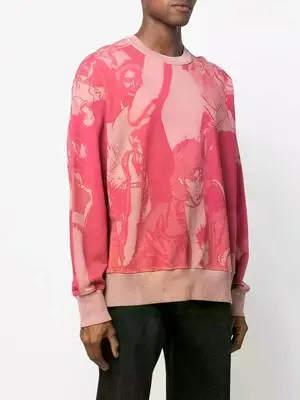 DIESEL® Graphic Print Long Sleeve Sweatshirt