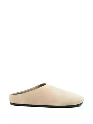 ST. AGNI Round Toe Flat Mules