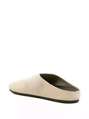 ST. AGNI Round Toe Flat Mules