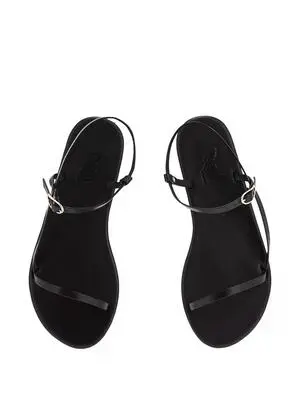 ANCIENT GREEK SANDALS Filothei Buckled Sandals - Black
