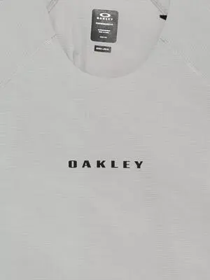Oakley Seeker Whip Logo-print Raglan-sleeve T-shirt - Grey