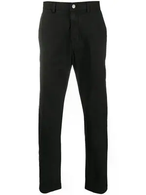 DIESEL® Cropped Slim-fit Stretch-cotton Trousers - Black